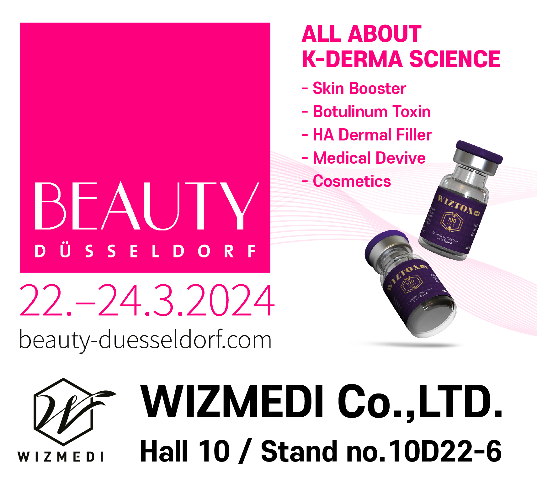 Exhibitions and conferences - 2024 BEAUTY DÜSSELDORF [WIZMEDI]