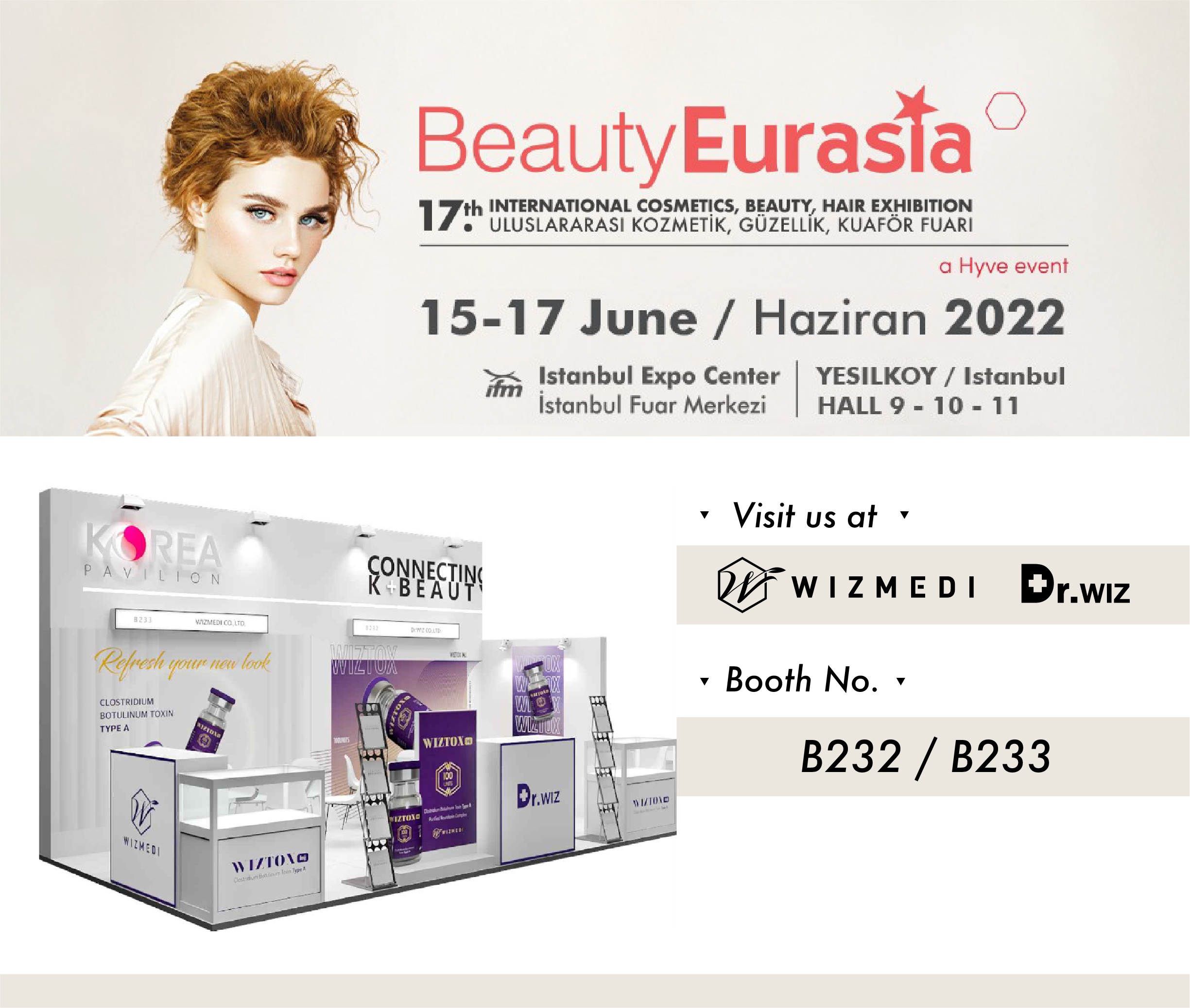 Exhibitions and conferences - 2022 Beauty Eurasia [WIZMEDI]